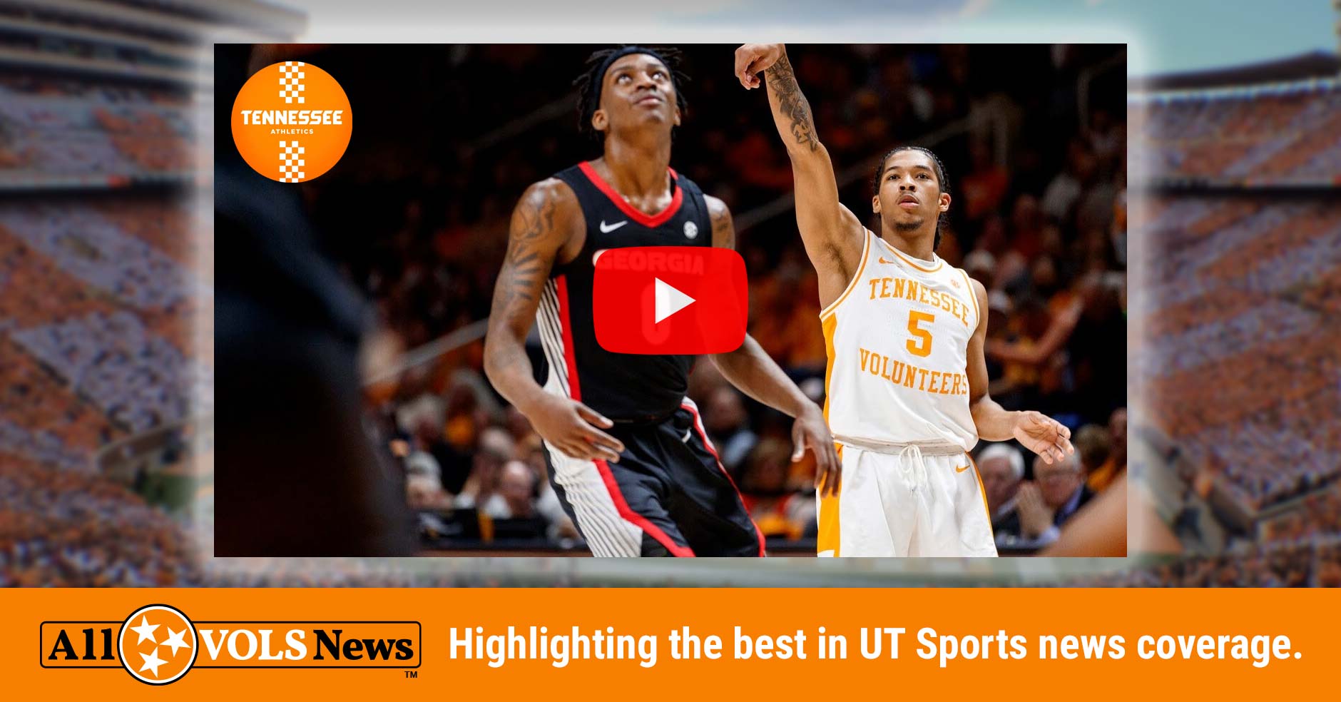 HIGHLIGHTS: Vols 70, Georgia 41 (Jan 25, 2023) via UT Athletics – All ...